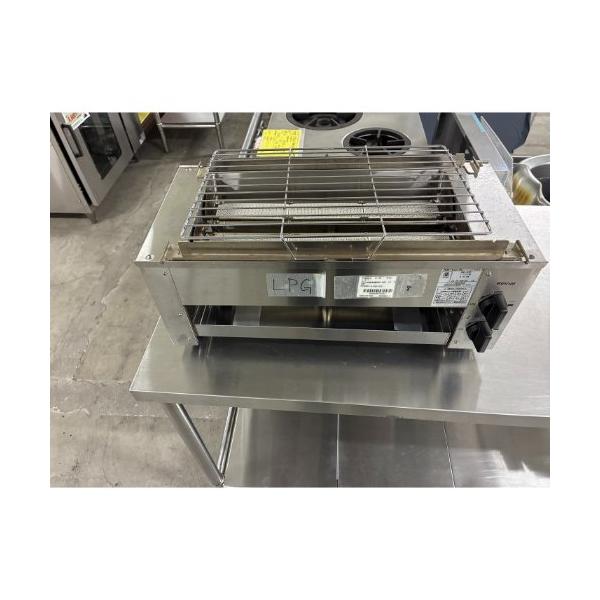 商品名：下火式焼物器 寸法：W581×D325×H240 メーカー：リンナイ(Rinnai) 型式：RGK-62D(A) 年式：2023年製 ガス種：LPG(プロパンガス)※ガス機器の接続は最寄りの専門業者へご依頼下さい。 ガス消費量：5....
