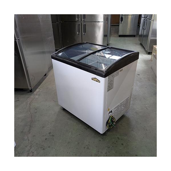 商品名：冷凍ショーケース 寸法：W780×D606×H842 メーカー：テンポスオリジナル 型式：TBSC-117F 年式：2022年製 電源：単相100V 50/60Hz共用 コンセントプラグ：あり 消費電力：200/235W 内容積：1...