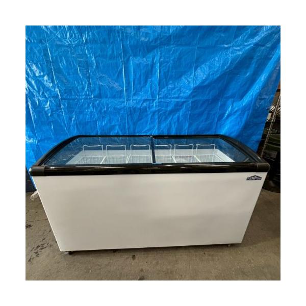 商品名：冷凍ショーケース 寸法：W1435×D606×H842 メーカー：テンポスオリジナル 型式：TBSC-263F 年式：2022年製 電源：単相100V 50/60Hz共用 コンセントプラグ：あり 消費電力：220/255W 内容積：...