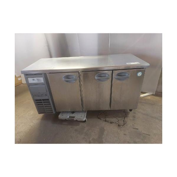 商品名：冷蔵コールドテーブル 寸法：W1500×D600×H800 メーカー：フクシマガリレイ(福島工業) 型式：YRC-150RE2-E 年式：2018年製 電源：単相100V 50/60Hz共用 コンセントプラグ：あり 消費電力：109...