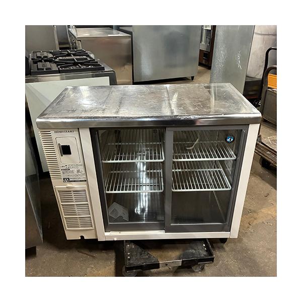 商品名：台下冷蔵ショーケース 寸法：W900×D450×H800 メーカー：ホシザキ 型式：RTS-90STB2 年式：2017年製 電源：単相100V 50/60Hz共用 コンセントプラグ：あり 付属品：写真の通り 説明書：なし 保証期間...