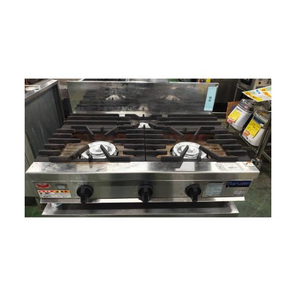 商品名：ガス卓上コンロ 寸法：W900×D600×H250 メーカー：マルゼン 型式：RGC-096HD 年式：2022年製 ガス種：LPG(プロパンガス)※ガス機器の接続は最寄りの専門業者へご依頼下さい。 保証期間：納品日より3ヶ月(離島...