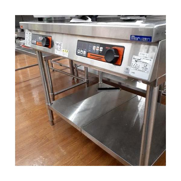 商品名：電磁調理器 寸法：W900×D600×H800 メーカー：マルゼン 型式：MITX-DK66C 年式：2018年製 電源：三相200V 50/60Hz共用 コンセントプラグ：あり 消費電力：6.0kW ガス種： 付属品：写真の通り ...