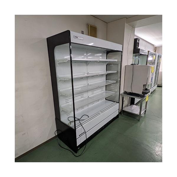 商品名：冷蔵多段オープンショーケース 寸法：W1545×D600×H1900 メーカー：フクシマガリレイ(福島工業) 型式：MEU-53GKTA5S 年式：2024年製 電源：三相200V 50/60Hz共用 コンセントプラグ：あり 消費電...