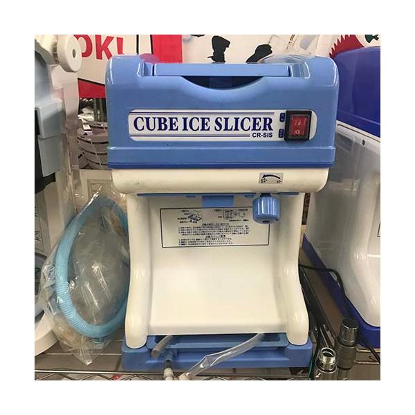 商品名：キューブアイススライサー 寸法：W320×D400×H450 メーカー：エコレイズ 型式：CR-SIS 年式：2021年製 電源：単相100V 50/60Hz共用 コンセントプラグ：あり 消費電力：200/180W ガス種： 付属品...