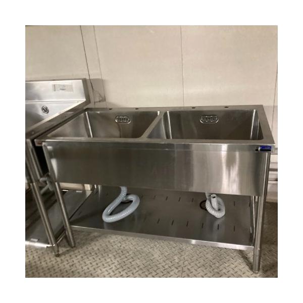 商品名：二槽シンク 寸法：W1200×D600×H800 メーカー：マルゼン 保証期間：なし ランク：B 特記事項：-  販売店：テンポス大阪淀川店（大阪府大阪市西淀川区）からの配送です。