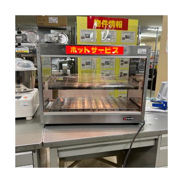 商品名：ホットショーケース 寸法：W600×D300×H460 メーカー：エイシン電機 型式：ED-5 年式：2022年製 電源：単相100V 50/60Hz共用 コンセントプラグ：あり 消費電力：0.43kW ガス種：- 重量：20kg ...