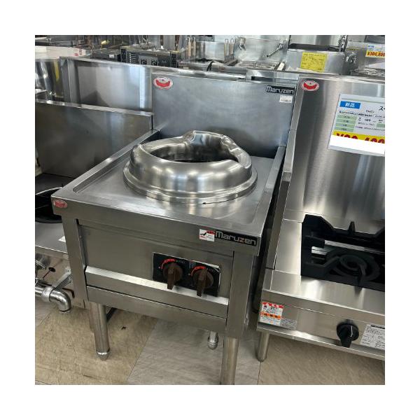 商品名：中華レンジ 寸法：W580×D750×H720 メーカー：マルゼン 型式：MR-511 年式：2014年製 ガス種：LPG(プロパンガス)※ガス機器の接続は最寄りの専門業者へご依頼下さい。 ガス消費量：17.4kW ガス接続口：20...