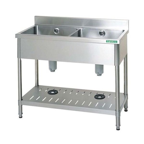 商品情報商品名：18-0 二槽シンク(バックガード付)TXA−2S−1045メーカー型番：6102670JANコード：-入り数：1サイズ(外形寸法mm)：1000×450×H800(バックガード：30×H90)サイズ(内形寸法mm)：シンク...