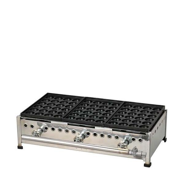 商品情報商品名：IT ジャンボ たこ焼器 24穴 243SH 3連式 13Aメーカー型番：7229821JANコード：4548170252066入り数：1サイズ(外寸mm)：間口727×奥行370×高さ190(奥行寸法はガス管を含みません。...