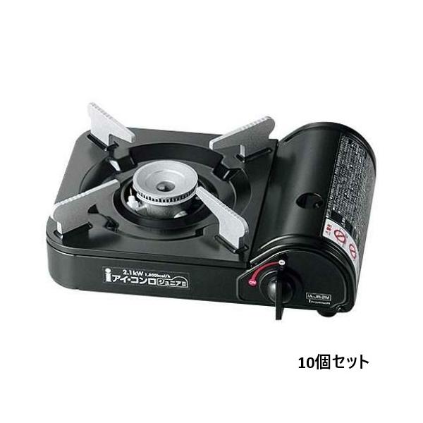 商品名：イワタニ・アイ・コンロ ジュニア2 IA-JR-2Mサイズ：外寸：255×204×H90最大発熱量：2.1kW（1,800Kcal／h）ガス消費量：152g/h連続燃焼時間： 約105分安全装置：圧力感知安全装置重量：1kg材質：本...