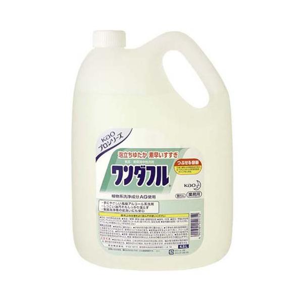 商品名：花王 ワンダフル 4.5L×4本/ケース 業務用 花王プロシリーズ容量：4.5L（1本あたり）お届け数(合計)：4本送料区分：送料別途お見積りJAN：4901301051752