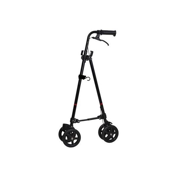 ・手すり感覚で使用できる車輪付きステッキです!・前輪は固定とフリーがワンタッチで切替可能。・軽量なので持ち運びに便利。・買い物袋やかばんを掛けるフックが付いているので便利。・従来品から改良し、伸縮ができるようになり対応身長に合わせてサイズ調...