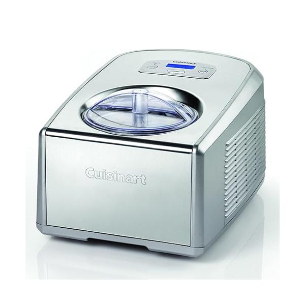 予冷不要!完成後の保冷機能あり!ジェラートやソルベにも商品名：ICE-PRO100J アイスクリームメーカー 単相100V メーカー：Cuisinart(クイジナート)メーカー品番：ICE-PRO100J外形寸法：幅300×奥行425×高さ...