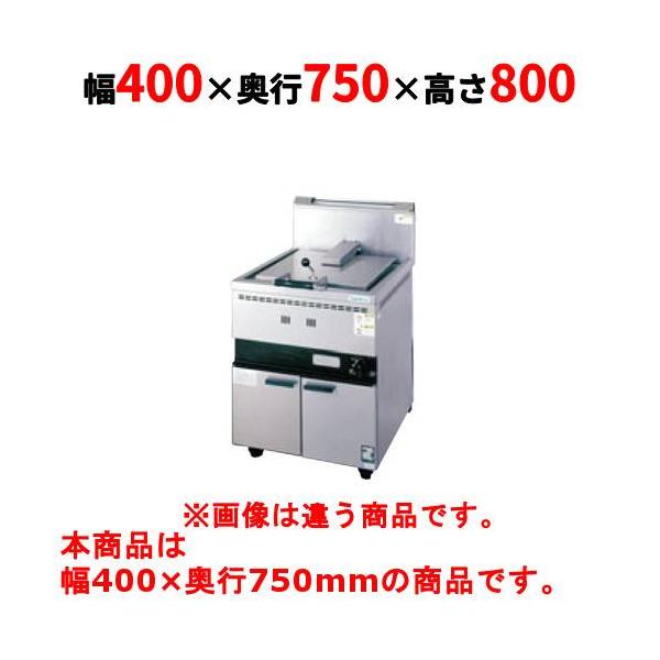 商品名：ガス餃子グリラー寸法：幅400奥行750高さ800メーカー：TANICO送料区分：送料無料型式：TGZ-40Fお届け数（合計）：1ガス消費量：都市ガス：11.6kW・10000（kcal/h）、LPガス：11.2kW・0.8（kg/...