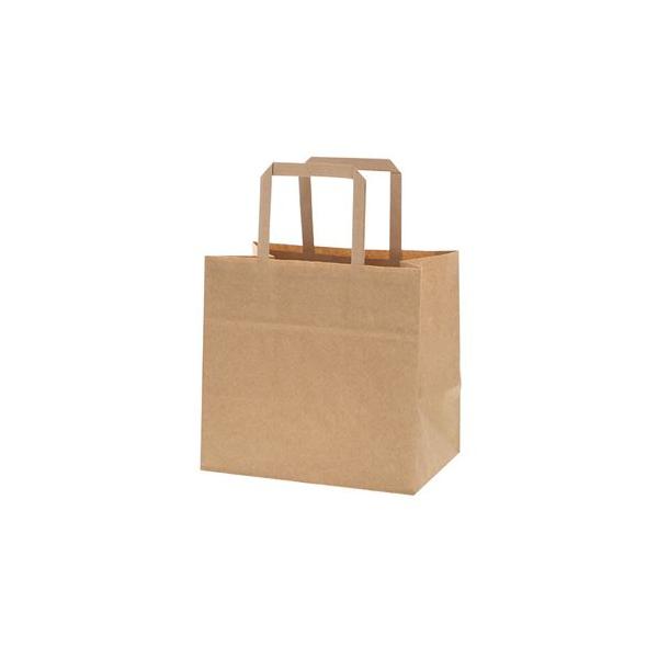 商品名：紙袋 NフラットＣＢ ２２０−１ 未晒無地 50枚入メーカー型番：003277330JANコード：4901755353235材質：未晒クラフト紙１００ｇサイズ：幅２２０×マチ１５０×高２１０ｍｍ