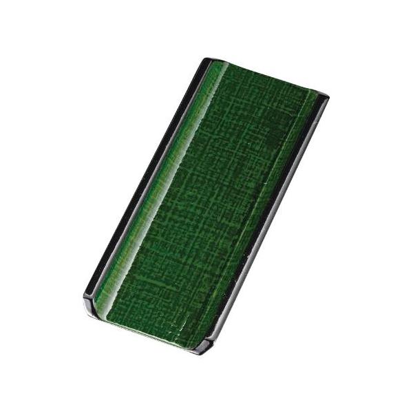商品名：布目おしぼり受け グリーンかすり天黒 M 18.3×7.4×H1.5(cm)メーカー品番：3-811-07お届け数：1サイズ(cm)：18.3×7.4×H1.5材質：M(メラミン樹脂)カラー：グリーンかすり天黒