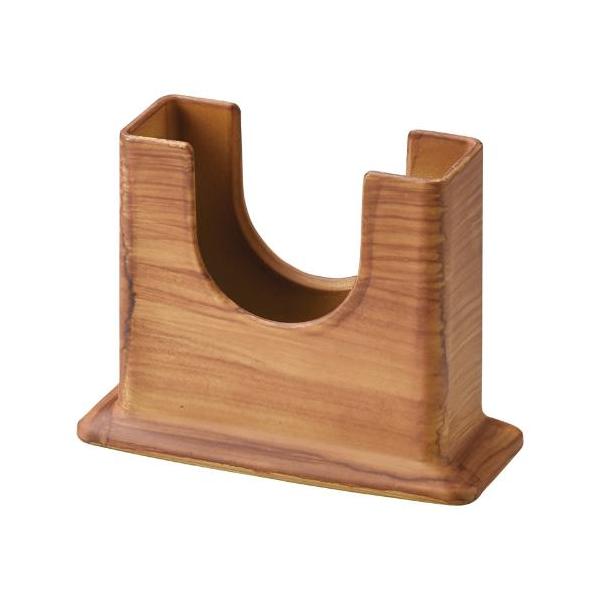 商品名：ナフキン立て ライトチーク刷毛目 A 12.6×5.8×H9.7(cm)メーカー品番：3-092-12お届け数：1サイズ(cm)：12.6×5.8×H9.7材質：A(ABS樹脂)カラー：ライトチーク刷毛目