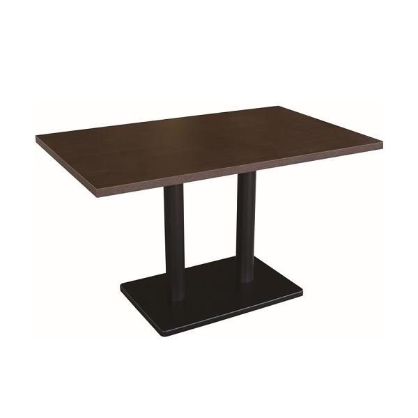 商品名：TB 4人用 メラミンテーブル　ダークブラウン色寸法：幅1200×奥行750×高さ710(mm)、天板厚30mmメーカー：テンポスオリジナル送料区分：送料無料お届け数(合計)：1カラー：ナチュラル色材質・素材：　天板：メラミン共縁　...