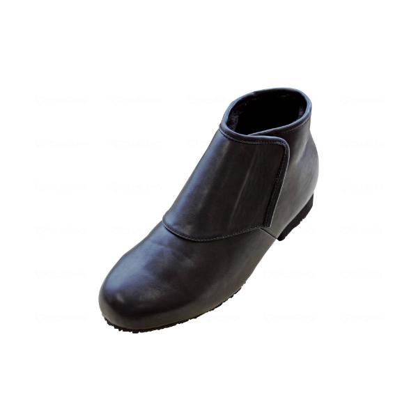 商品名：防寒ブーツ リシェス 防滑ソール 紳士用/ブラック/Lメーカー：ウェルファンメーカー品番：009739-780-L外形寸法：幅230×奥行350×高さ100(mm)お届け数：1重量：1足特長：靴底素材:合成底形状：L(25.5~26...
