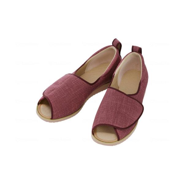 商品名：オープン和(なごみ)/あずき/左S /右3Lメーカー：徳武産業メーカー品番：201093-1892-S/3L外形寸法：幅205×奥行302×高さ115(mm)お届け数：1特長：○表素材:綿100%○内素材:ポリエステル100%(メッ...