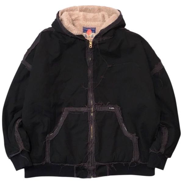 【商品詳細】■ブランド ： KAMIYA カミヤ■商品名 ： blackmeans x KAMIYA Deconstructed Zip Parka■品番 ： G15BM101■Mサイズ ： 着丈70センチ　身幅75センチ　肩幅76センチ　...