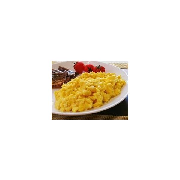 加熱しても半熟感のあるスクランブルエッグで卵風味が引き立つシンプルな味付けです。そのままはもちろん、オムライスや親子丼、小鉢等にもアレンジできます