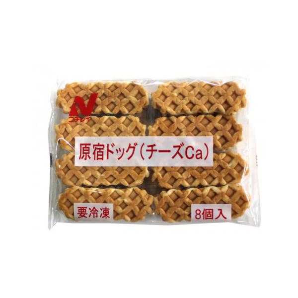 ソフトタイプのチーズをワッフル生地で包み、焼き上げました。食べやすいワンハンドスナックです。不足しがちなカルシウムを添加しています。