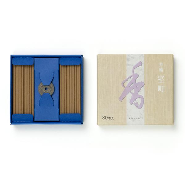 荘厳で落ち着きのある香りです。スティック70mm／簡易香立付／内容量：80本（パッケージ外寸）83mm×90mm×22mm発送後お届けまで2-5日かかります（土日祝日の配送はございません）