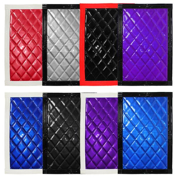 生地からこだわった最高品質！作りが全然違います。車体を泥や雨水から守り、錆などによる劣化から保護します。光沢のあるエナメル合皮製でドレスアップ効果も抜群！表裏同じなので反対側から見てもデザインを損ないません。しっかりとした8mmの厚みがある...