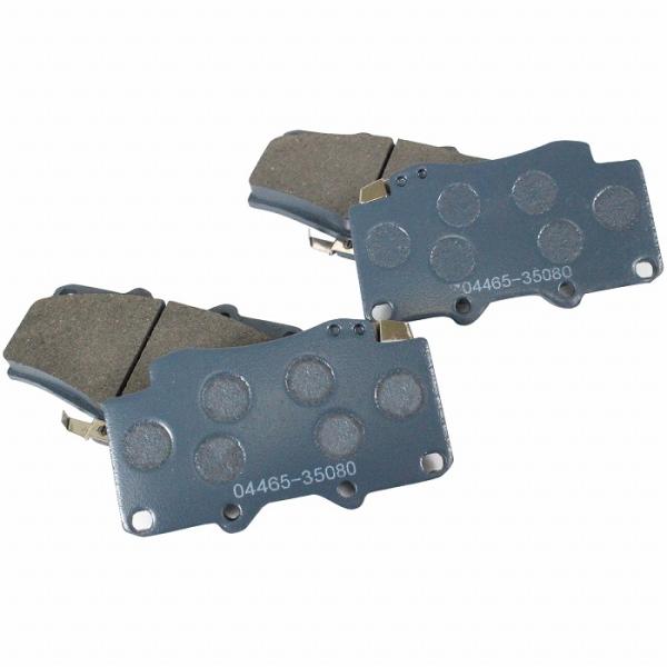 セット内容： 社外品 ブレーキパット左右4枚1セット 【適合品番】04465-35080 04465-60020【参考適合車種】メーカー：トヨタ車種：ハイラックスサーフ 180系型式：RZN180W / RZN185W年式：95年11月〜0...