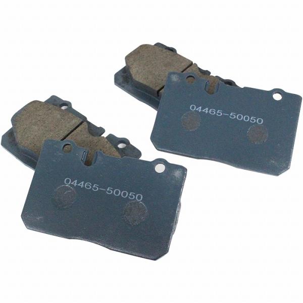 セット内容： 社外品 ブレーキパット左右4枚1セット 【適合品番】04465-50070【参考適合車種】メーカー：トヨタ車種：セルシオ型式：UCF20/UCF21年式：94年10月〜00年9月使用箇所：フロント 詳細は以下をご確認ください。