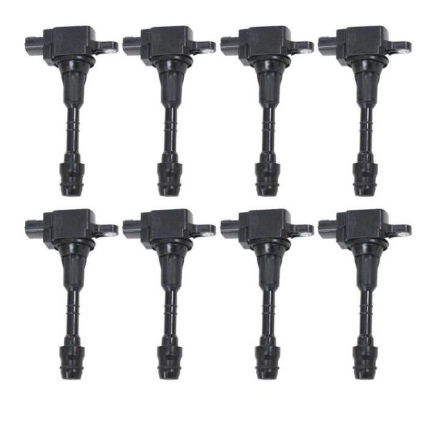 チェックランプが点灯している方はもちろん、10万kmを目安として車検時など定期的な交換をお勧めします。【セット内容】ダイレクトイグニッションコイル×8本【適合品番】22448-AR01522448-AR000【参考適合車種】メーカー：日産車...