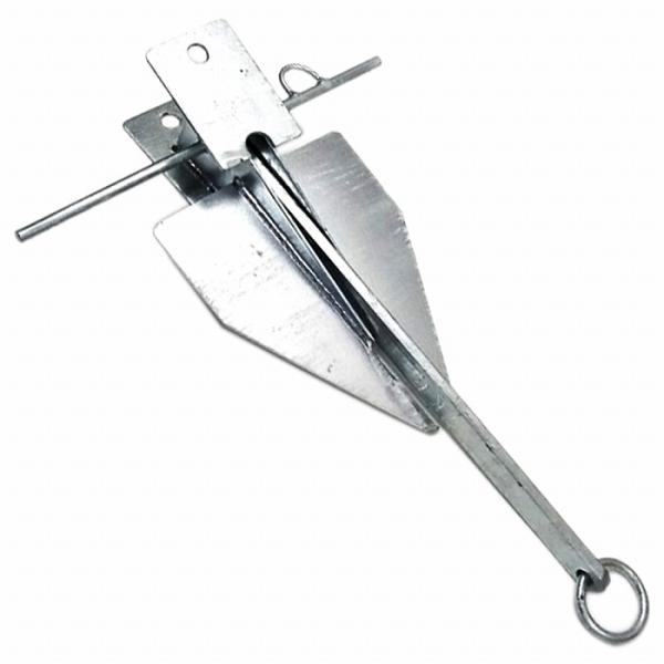 プレジャー艇では最も一般的でアンカリング効果の高い万能型のアンカーです。泥や砂利、砂地などのやわらかい地質で特に威力を発揮します。シャンク部はねじれに強く、しなやかな材質の鍛造仕上げです。アンカー重量5kgの適応船体長は4〜6m（14〜19...