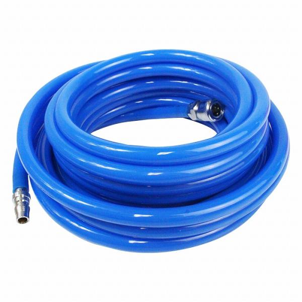 エアーコンプレッサー用のエアーホースです。現場環境に適した「やわらかさ」と「すべり性能」をバランスよく取り入れました。ホースには耐圧性と耐久性に優れた熱可塑性ポリウレタンを採用しています。ワンタッチソケットとプラグが付いてるので簡単に接続で...