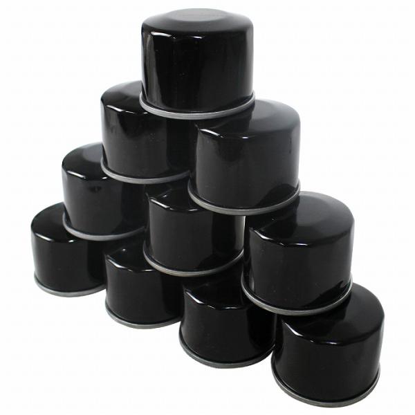 オイルフィルターを交換して、エンジンの悪化とパワー不足を防止！カーボン、金属粉、スラッジ等の不純物が混ざったオイルをオイルフィルターがろ過し、きれいな状態に！■セット内容：社外品オイルフィルター×10個■参考適合車種マツダ(エンジン型式/排...