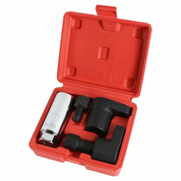 ●O2センサーの配線を逃すための切り込みが入ているので、使い勝手抜群！●プラスチック製の収納ボックスに収納されており、整理整頓や持ち運びに便利です。【サイズ】22mmソケット：長さ 80mm×切込み 57mmケース：130×110×53mm...