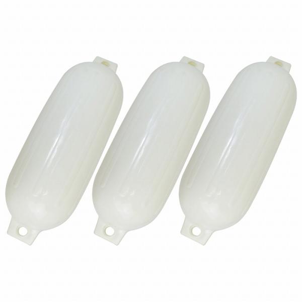 エアーフェンダーは船のサイド（側面）に設置し、他の船や岸壁との接触の際のダメージを軽減してくれるものです。大事な船を守るために付けておきたいアイテムです。 素材はPVC（ポリ塩化ビニール）で海でも多様な気候変化にも強く、肉厚もしっかりで、幅...