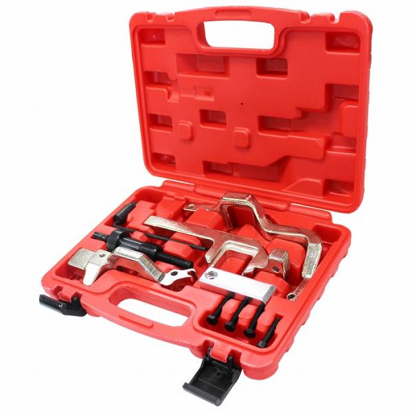 エンジンメンテナンスの際に必要な車種専用特殊工具 10点セット!!タイミングベルトの交換やその他のエンジンメンテナンス、カムシャフトとクランクシャフトの位置決めに役立つツールです。ハードケース付きなので、持ち運びが楽な上、適切な状態で保管す...