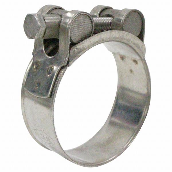 マフラーの連結時の締め付けに！レンチで簡単に締め込み可能なボルト式のマフラークランプです。ワイドタイプで確実にしっかりと固定します！マフラーのほかにエンジンルーム内のホースなどにも使用可能です。サイズも太さに合わせて微調節♪無段階調整が可能...