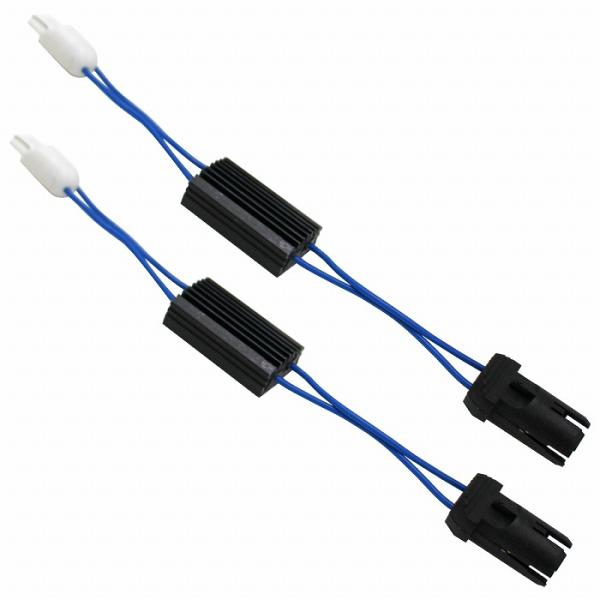 面倒な抵抗取付等の加工が不要！キャンセラ内蔵でないLED球も簡単ポン付けできます。室内灯、ポジション球、ナンバー灯などに使用されるT10ウェッジ球に適合するソケットです。当商品は汎用品のため、車両側のソケット形状などによって加工や調整が必要...