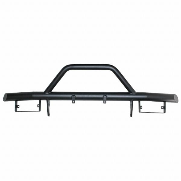 立体感のあるワイルドな存在感！ウインカーステー付のジムニ―用 フロントバンパーです。安心の車種専用設計なので、お車にピッタリフィットします！強度も十分あり、耐久性の高い塗料を使用しております。鍛造シャックル付き！コーティングされている耐熱鋼...