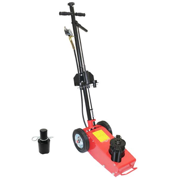 トラック整備用 低床エアー式 トラックジャッキです。油圧能力最大22t！パワフルながら小型設計なので取り回しも楽に行えます。●ハンドルはゴム製で握りやすく滑りにくい！●キャスター付きでジャッキの移動もラクラク！●4種アタッチメント付属、本体...