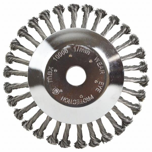 玄関やお庭の敷石や歩道などに生えてくる、頑固な草や苔の掃除に役立つブラシカッターです。その他、バリ、塗装、錆びの除去など幅広くご使用いただけます。手でこすり洗いする必要もなく、楽にピカピカに仕上げます。◆どんな場所にも対応！弾力のあるワイヤ...