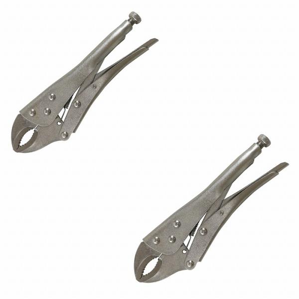 作業時に対象物を固定したいときにおすすめ！グリップを握り続ける必要がなく、レバーで挟み、調整ネジで微調節するだけで、つかむ・まわす・ねじるなどの作業を安全に楽に行うことができます。また、サビ等で固着して外せないボルトなどに対しても効果的です...