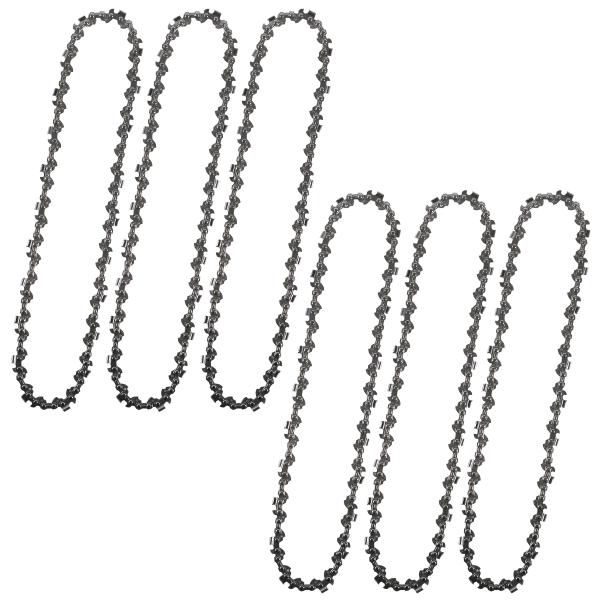 電動チェーンソー用の替刃　6本■サイズ【12インチ／30cm】・ドライブリンク数：45個・ピッチ：3/8"・ゲージ：0.05"（12.7mm）〇適合品番オレゴン　　｜91PX-45E 91VXL-45Eハスクバーナ｜H35-45Eスチール　...