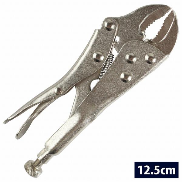 作業時に対象物を固定したいときにおすすめ！グリップを握り続ける必要がなく、レバーで挟み、調整ネジで微調節するだけで、つかむ・まわす・ねじるなどの作業を安全に楽に行うことができます。また、サビ等で固着して外せないボルトなどに対しても効果的です...