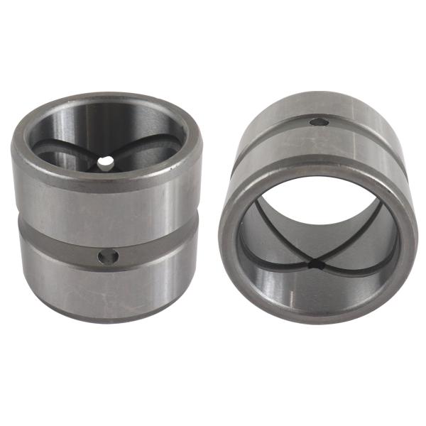 ●ピン径40mm　硬鋼製油圧ショベルバケットブッシュ　2個セット油圧ショベルやバックホーなど建設機械のアーム・リンク・バケット接続部に使用される摩耗部品です。ピンとの隙間を適切に保ち、ガタつきや摩耗を抑えることで、機械本来の動作性能を維持し...