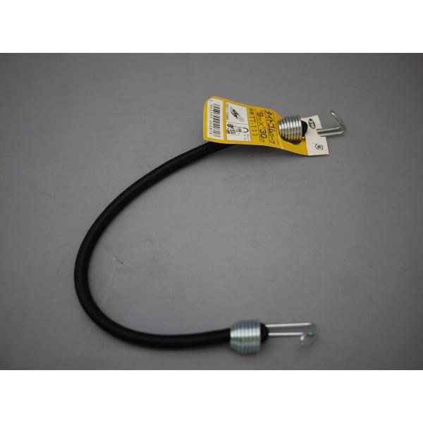 ●周囲を糸で特殊織している丸ゴムで、伸縮性と強度があります。●キャリーカートなどの荷物の固定用に。●材質：天然ゴム、ポリエステル