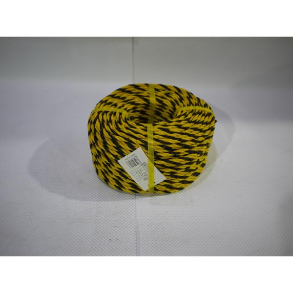 ●危険区域の表示や、駐車場の間仕切りなどにも。●#9は呼称で、実際の太さを意味するものではございません。【仕様】●サイズ：太さ約7mmX長さ約100m●素材：ポリエチレンの再生原料※重量物の取扱いや、結束ロープ（トラックロープ等）としては　...